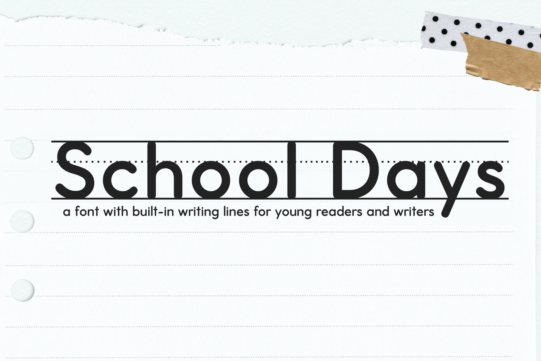 School Fonts Bundle - Tracing Fonts, Handwriting Lines Fonts, Cricut ...