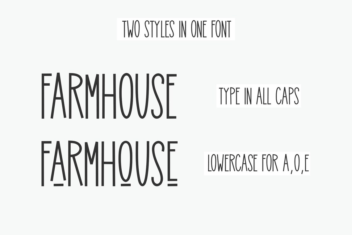 Maple Spruce Font - Tall Farmhouse Font, Handwritten Font, Cricut Fonts ...