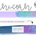 Watercolor Unicorn Brushstrokes Unicorn Clipart Glitter - Etsy