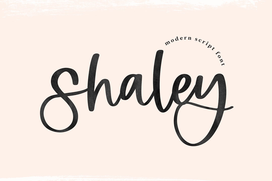 Shaley Font - Handwritten Script Font, Cricut Fonts, Cursive Font ...