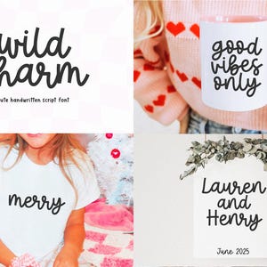 Font Bundle - Cricut Font, Cute Fonts, Cricut Font Bundle, Script Fonts ...