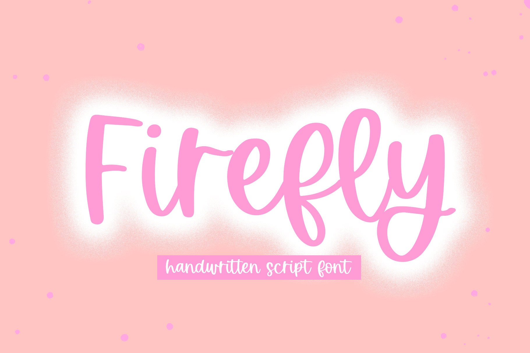 Firefly Font Handwritten Script Font Cricut Fonts - Etsy