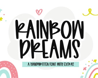 Kimory Font Crafty Font Display Font Cute Fontbold - Etsy