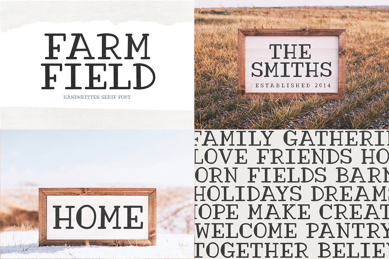 Farmhouse Font Bundle - Cricut Fonts, Farmhouse Fonts, Rustic Fonts ...