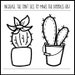 Fancactus A Hand-drawn Doodle Font Cactus and Succulent - Etsy