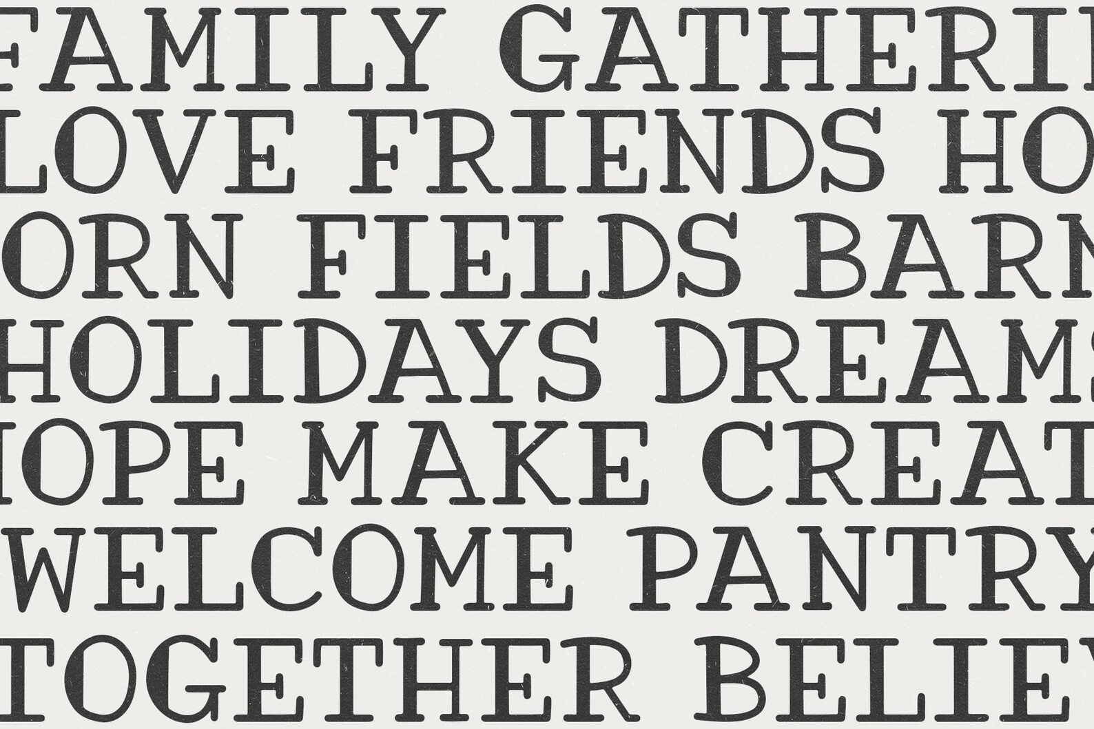 Farm Field Font Farmhouse Font Handwritten Font Fonts for - Etsy
