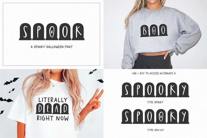Halloween Font Bundle, Spooky Fonts, Dripping Font, Cricut Font Bundle ...
