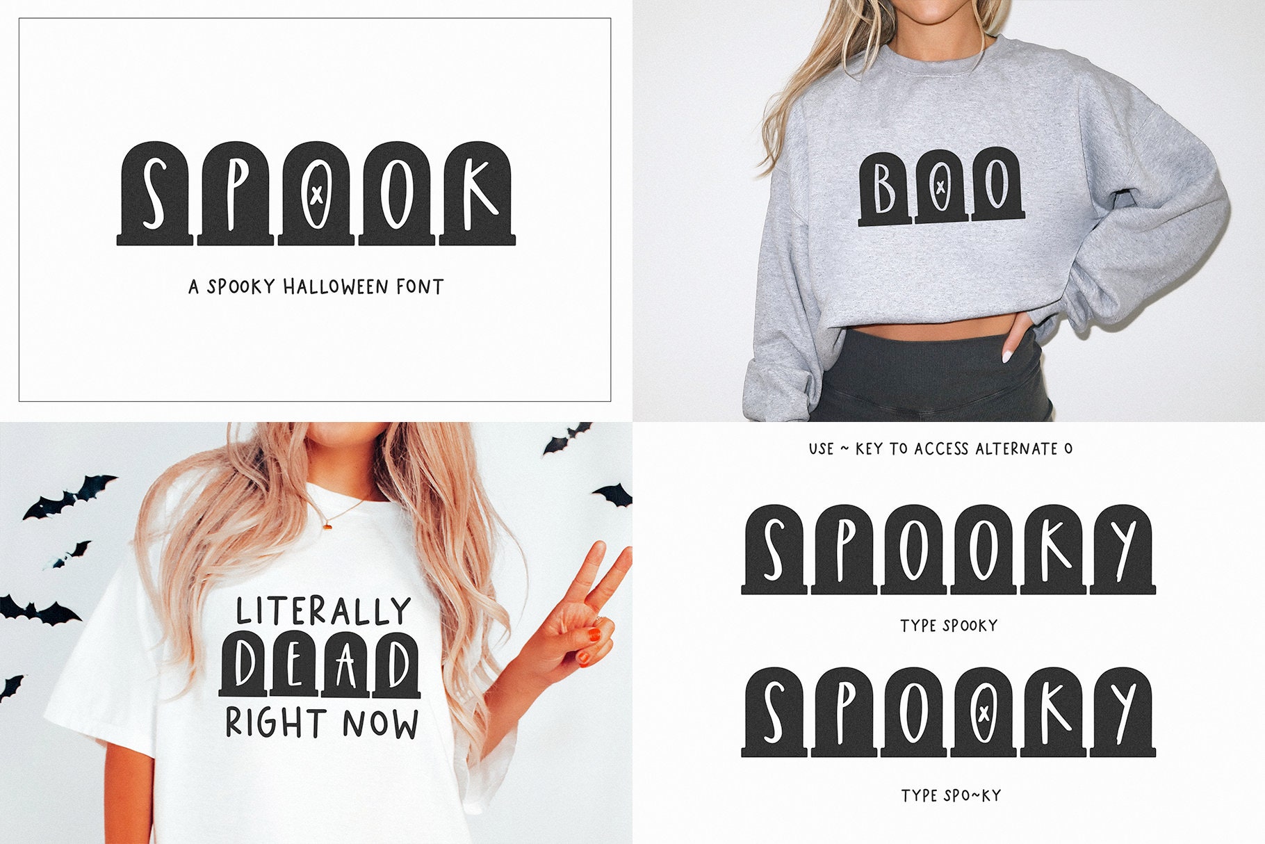 Halloween Font Bundle, Spooky Fonts, Dripping Font, Cricut Font Bundle ...