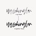 Washington Font A Handwritten Script Font Modern - Etsy