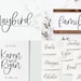 Mini Modern Script Font Bundle - Calligraphy Fonts, Handwritten Fonts ...