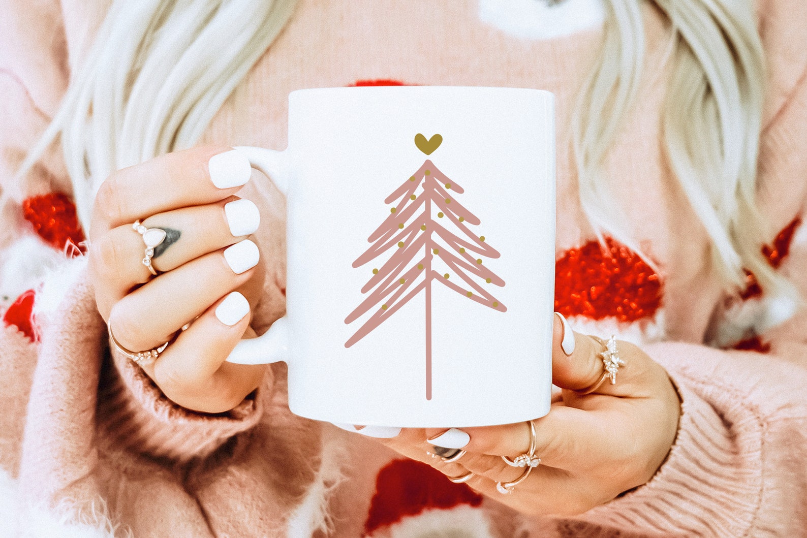 Boho Christmas Trees SVG and PNG Files Messy Christmas Trees - Etsy