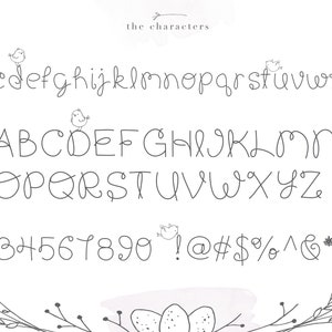 Whimsy - A Whimsical Handwritten Font - TTF / OTF - Etsy