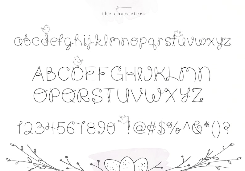 Whimsy A Whimsical Handwritten Font TTF / OTF - Etsy