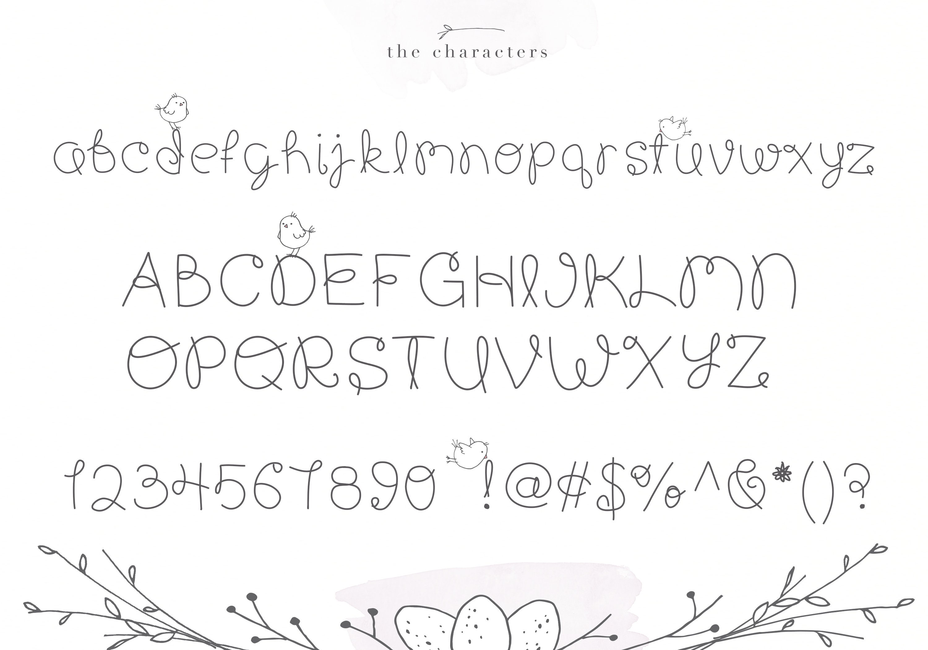 Whimsy A Whimsical Handwritten Font TTF / OTF - Etsy