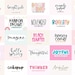 Font Bundle Cute Fonts, Cricut Font Bundle, Script Fonts, Fonts for ...