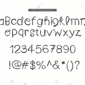 Simple Things - Fun Handwritten Font - TTF / OTF - Etsy