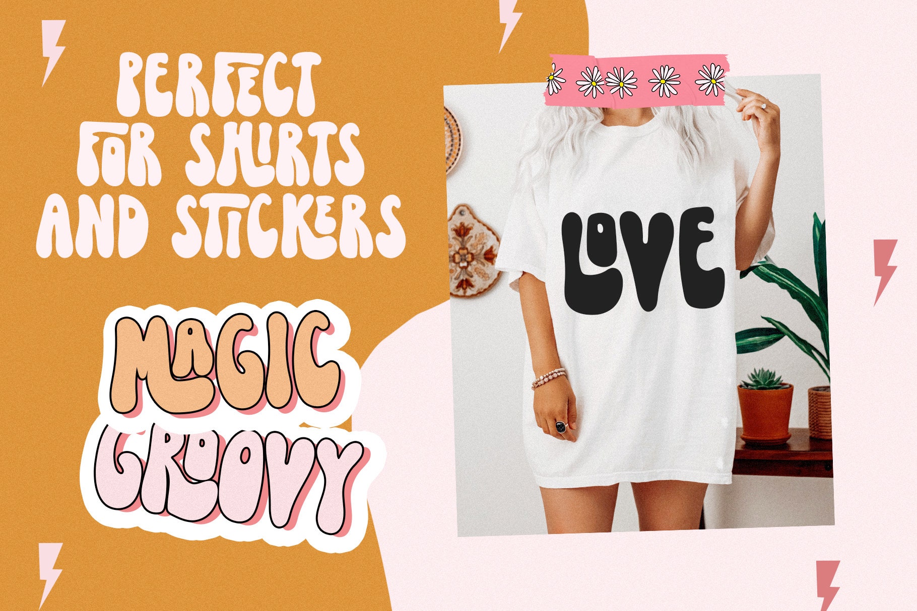 Some Love Font Retro Font Groovy Font Fonts for Cricut - Etsy