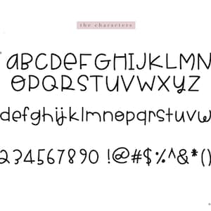 Ella - A Cute Handwritten Font - TTF / OTF - Etsy