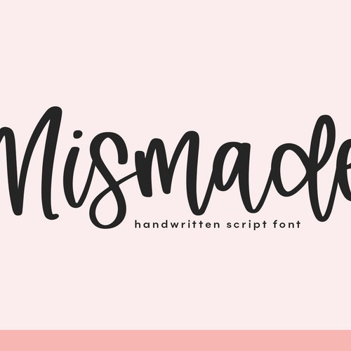 Guilty Font Modern Handwritten Script Font Cricut Fonts - Etsy