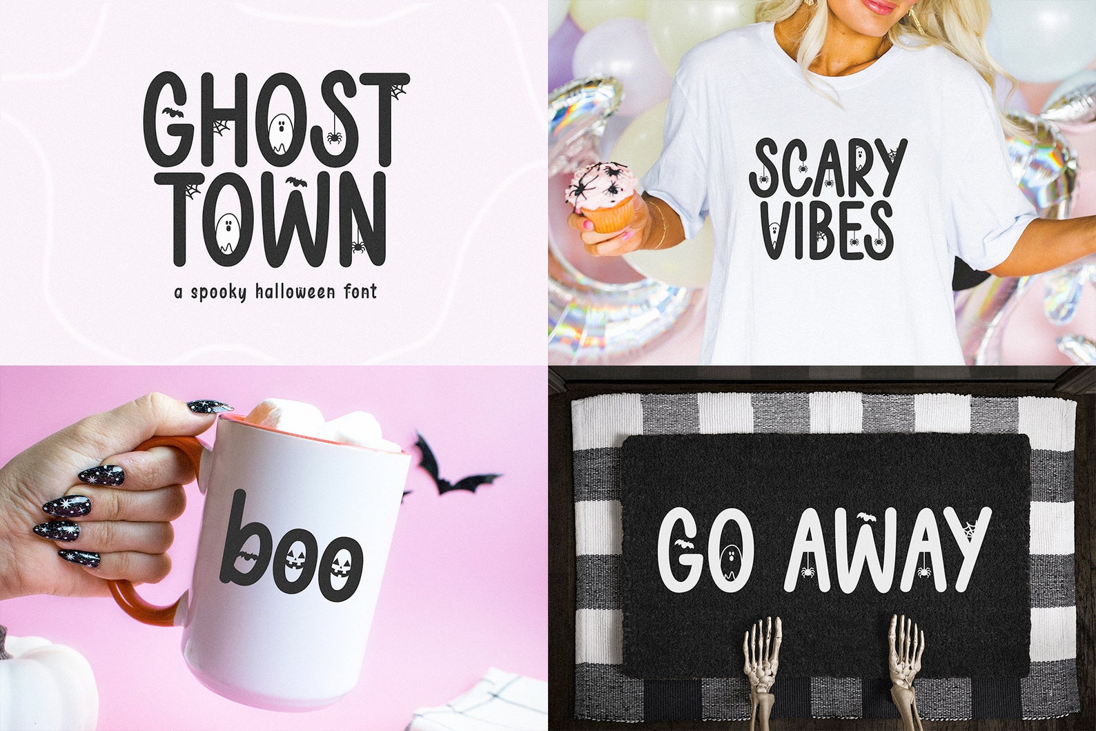 Halloween Font Bundle, Spooky Fonts, Dripping Font, Cricut Font Bundle ...