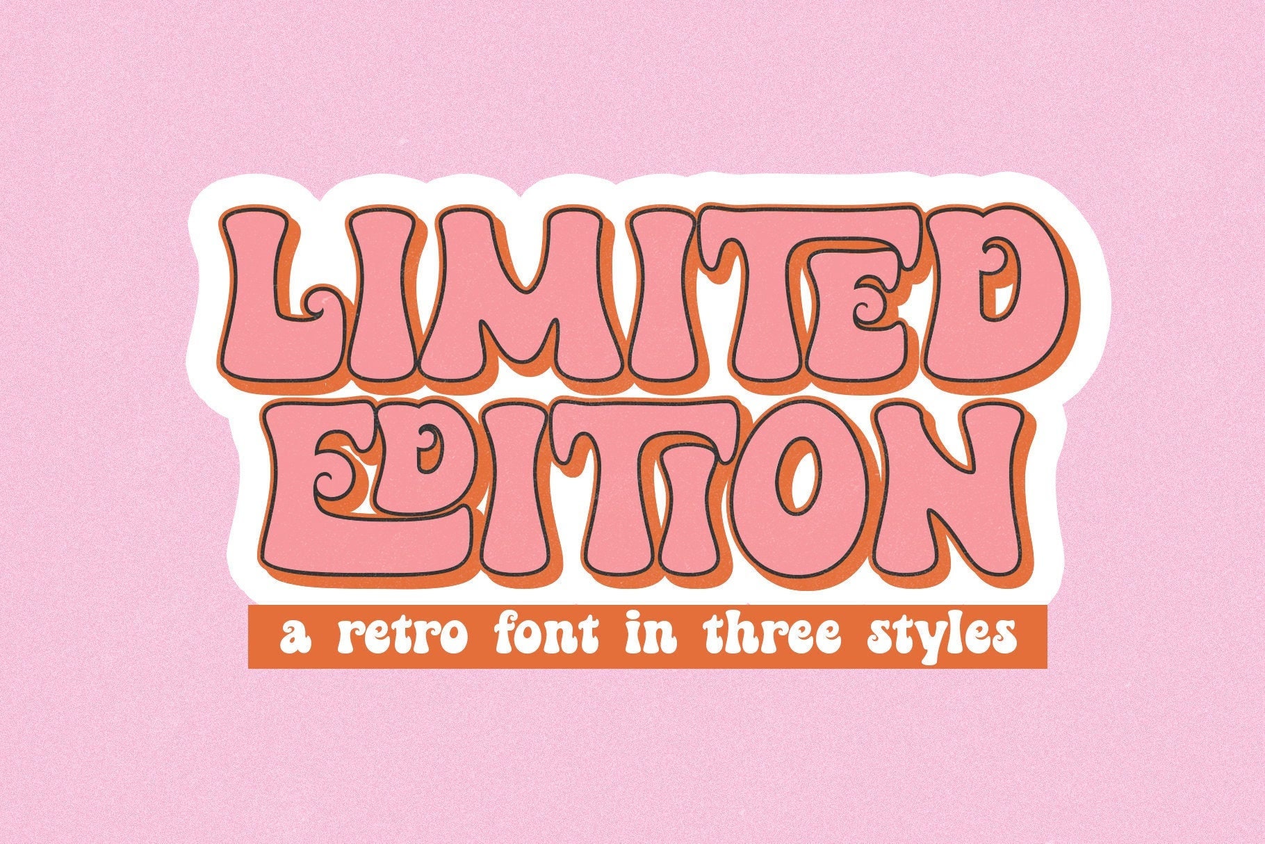 Limited Edition Font Retro Font Modern Font Boho Font - Etsy