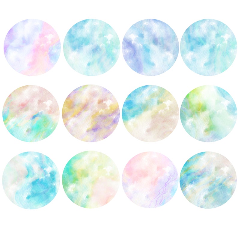 Opal Moons Clip Art - Opal Logo Design - Opal Texture - Etsy