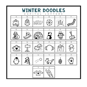Winter Wishes - A Hand-drawn Doodle Font - Winter/christmas - TTF - Etsy