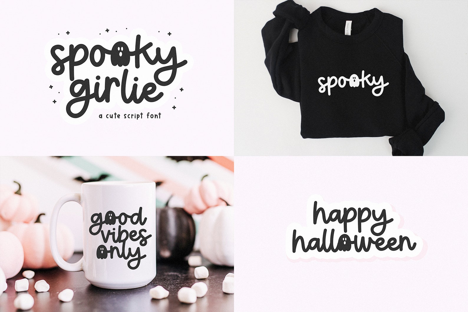 Halloween Font Bundle, Spooky Fonts, Dripping Font, Cricut Font Bundle ...
