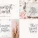 Mini Modern Script Font Bundle Part FOUR - Handwritten Fonts, Cricut ...