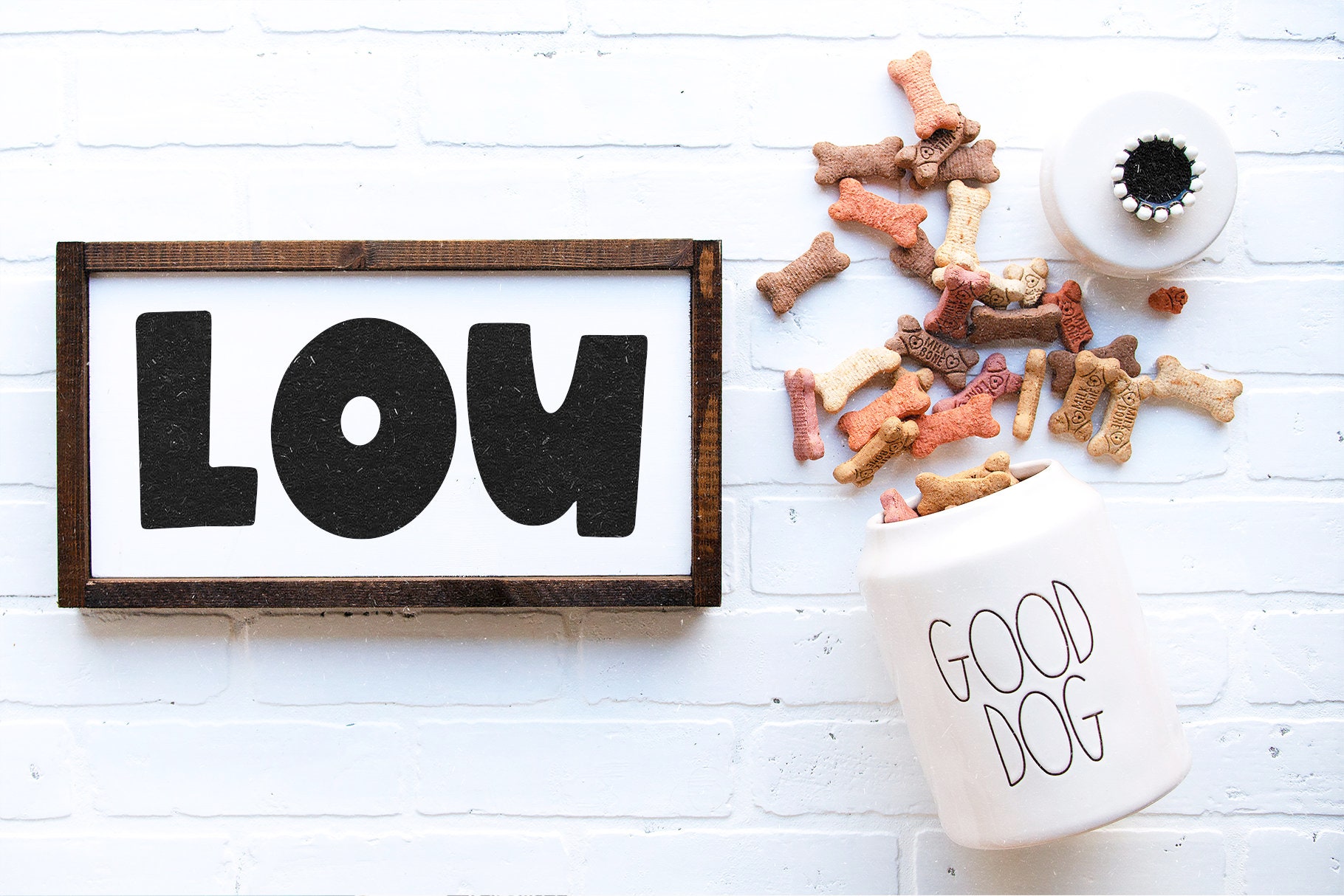 Joyful Font Bold Handwritten Font Bubbly Font Cricut - Etsy