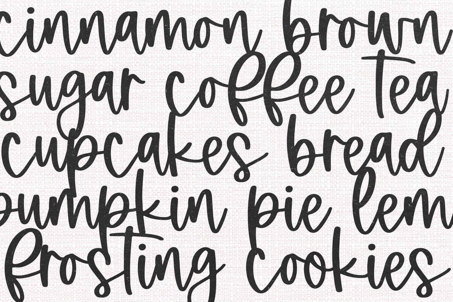 Country Kitchen Font Farmhouse Script Font Cricut Fonts | Etsy