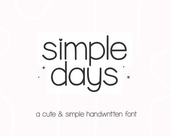 Suspicious Font, Cute Font Svg, Cricut Fonts Svg, Procreate Fonts ...
