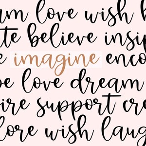 Hello Spring Font - Handwritten Script Font, Bouncy Font, Cricut Fonts, Procreate Font, Wedding ...