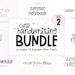 Font Bundle Cute Fonts, Cricut Font Bundle, Script Fonts, Fonts for ...