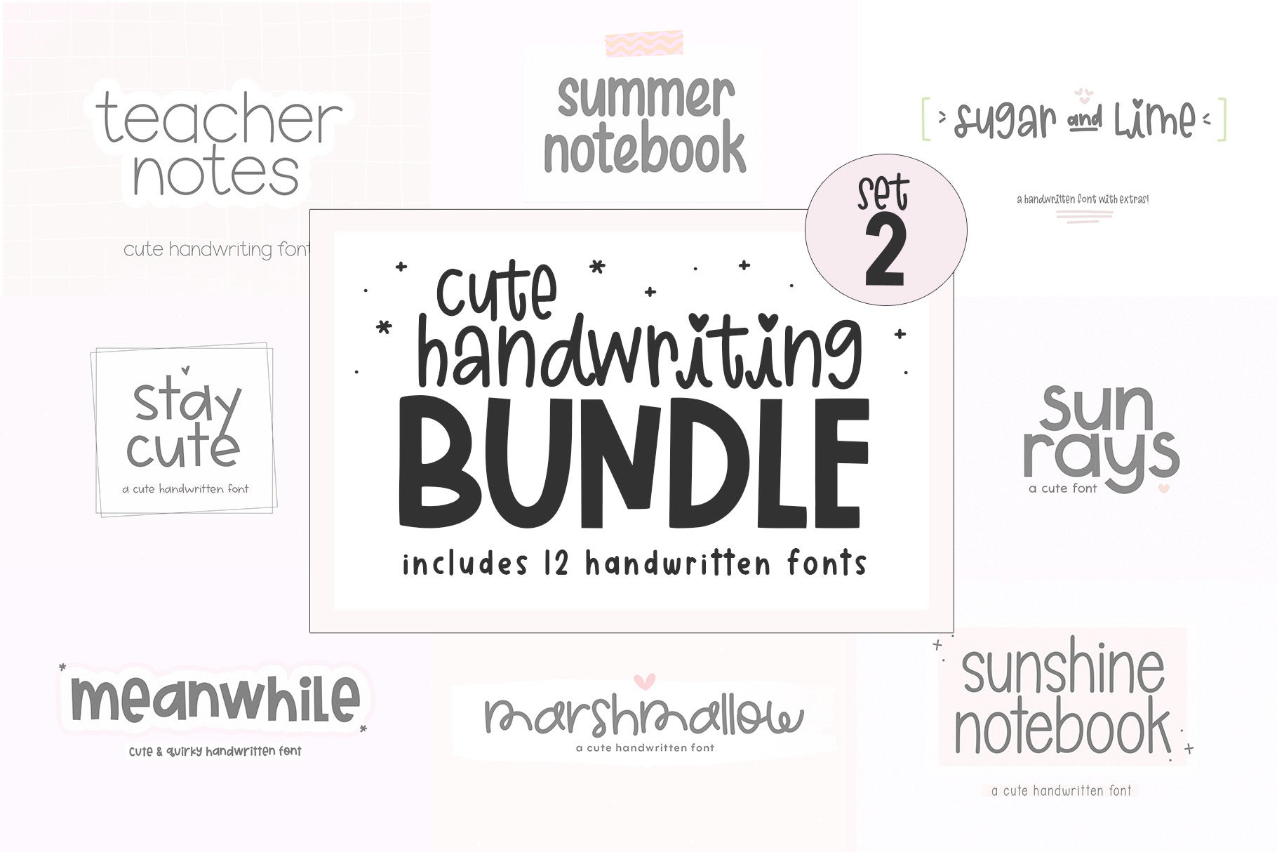Cute Teacher Fonts Cute Teacher Fonts | TPT