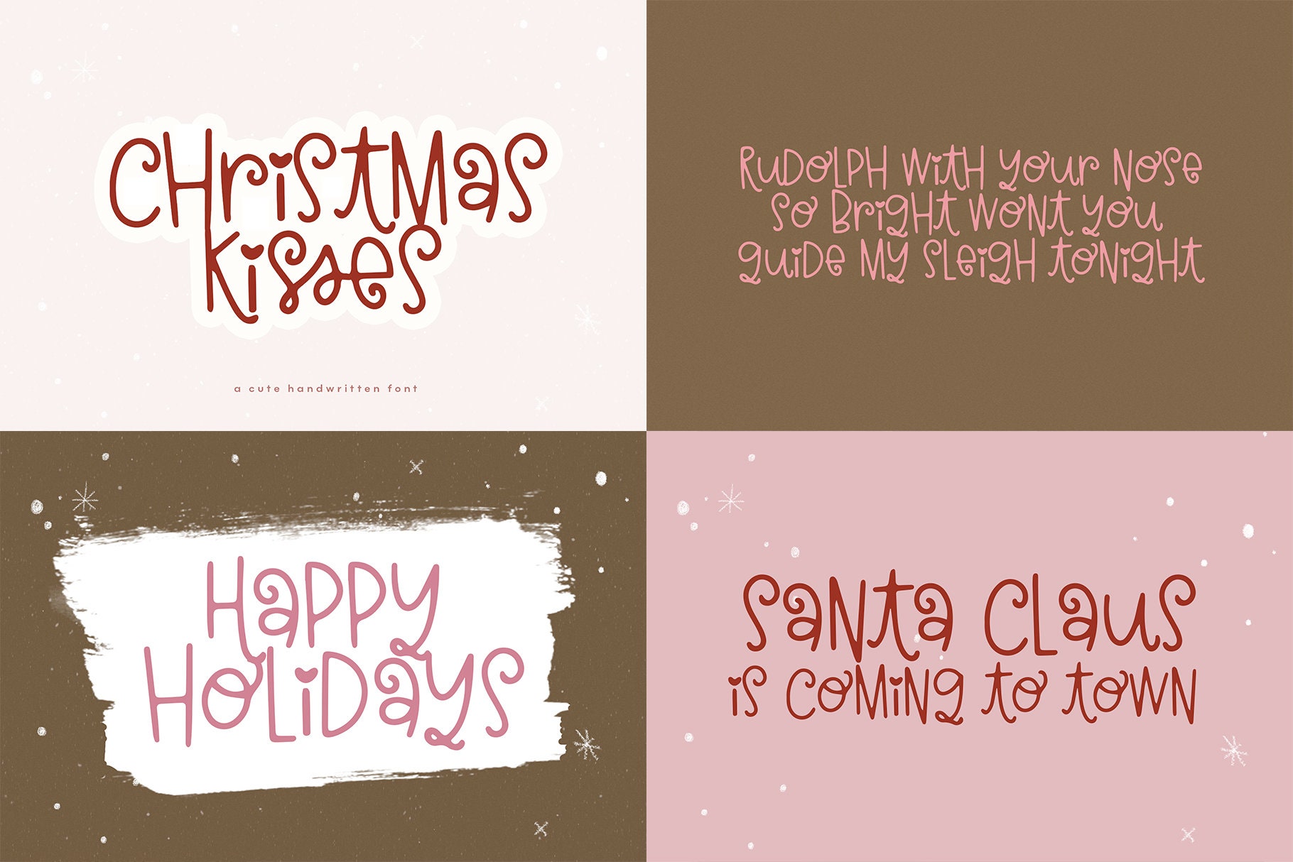 Christmas Font Bundle - Crafty Font Bundle, Cricut Fonts, Farmhouse ...