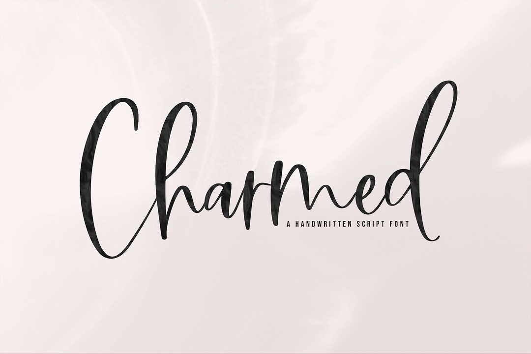 Charmed Font - Modern Handwritten Script Font, Procreate Font, Cricut ...