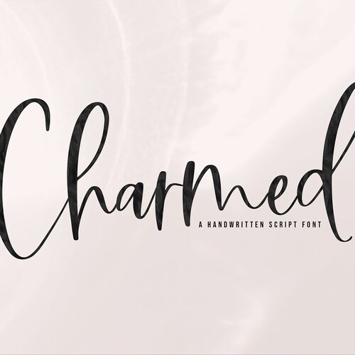 Charmed Font Modern Handwritten Script Font Procreate Font - Etsy