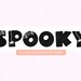 Spooky Font - Halloween Font, Webs and Spiders Font, Fall Fonts ...