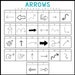 Arrows Font Doodles Dingbat Font TTF - Etsy
