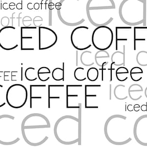 Iced Coffee - Handwritten Neat Font - TTF / OTF - Etsy