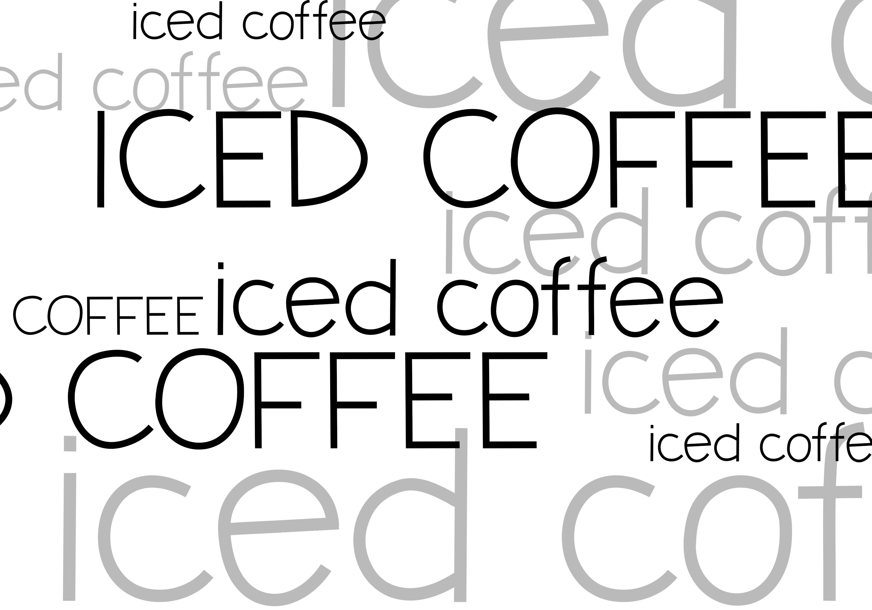 Iced Coffee Handwritten Neat Font TTF / OTF - Etsy