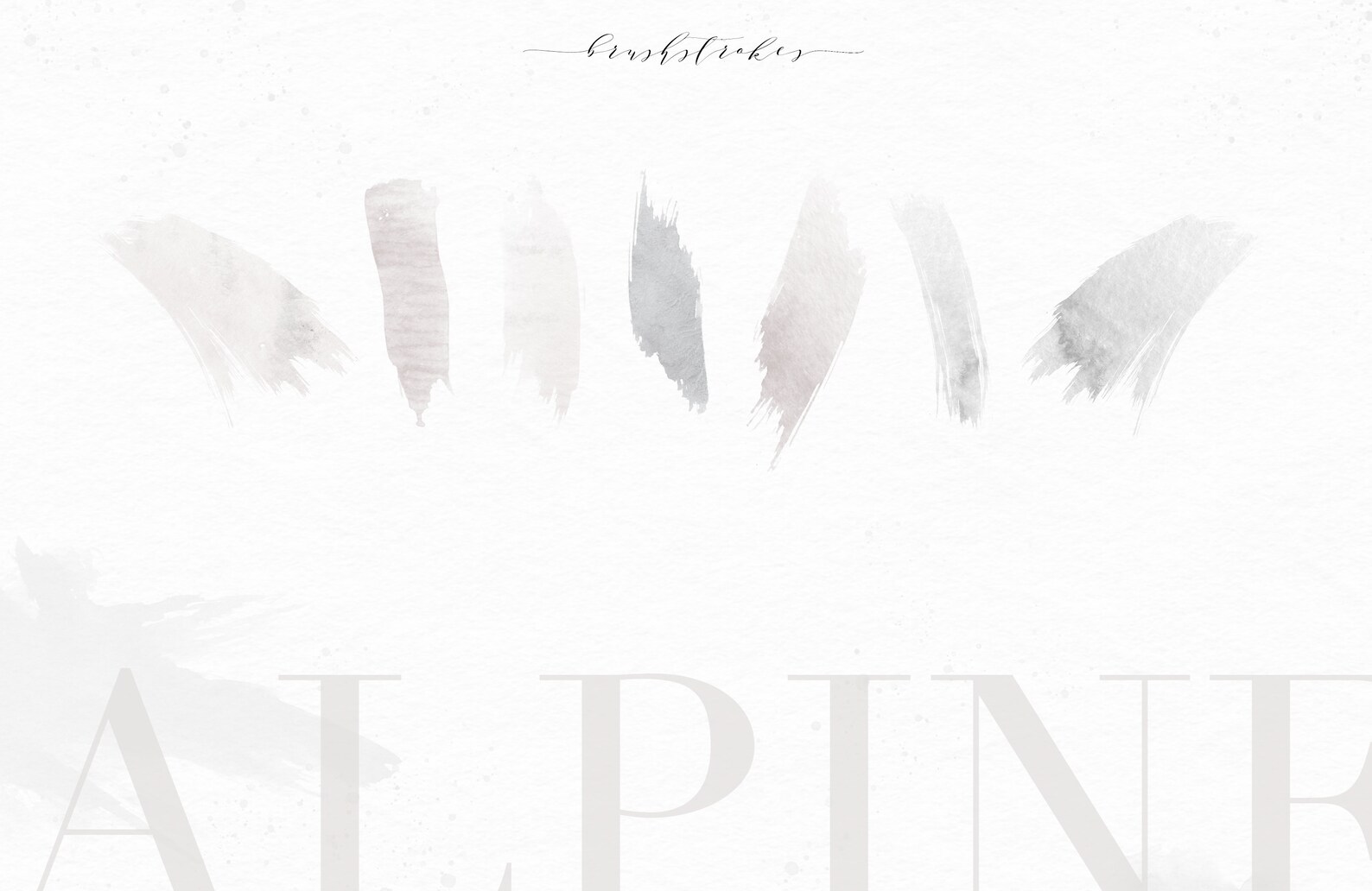 Alpine Forest - Watercolor Alphabet & Animal Elements - Frames ...