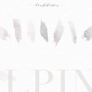 Alpine Forest - Watercolor Alphabet & Animal Elements - Frames ...