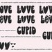 Lovedays Retro Font - Groovy Font, Valentine Font, Hippie Font, Cricut ...