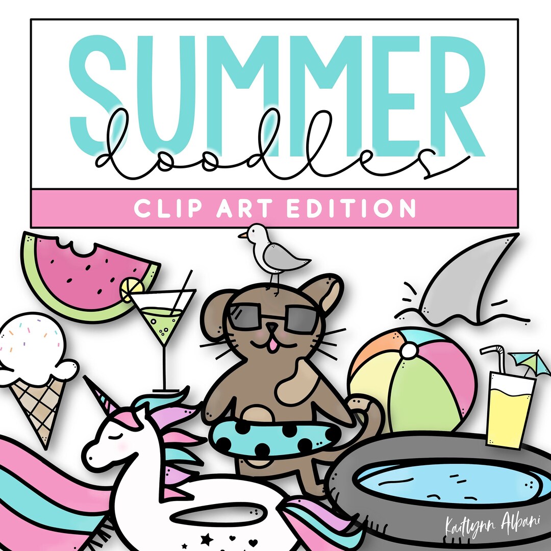 Summer Clip Art, Summer Illustrations, PNG Summer Images, Cute Clip Art ...