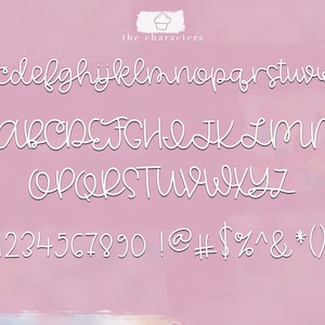 Vanilla Cupcake Handwritten Script Font Fonts for Cricut - Etsy