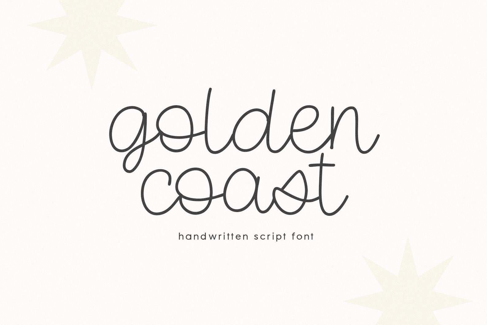 Golden Coast Font - Handwritten Script Font, Cricut Fonts, Cursive Font ...