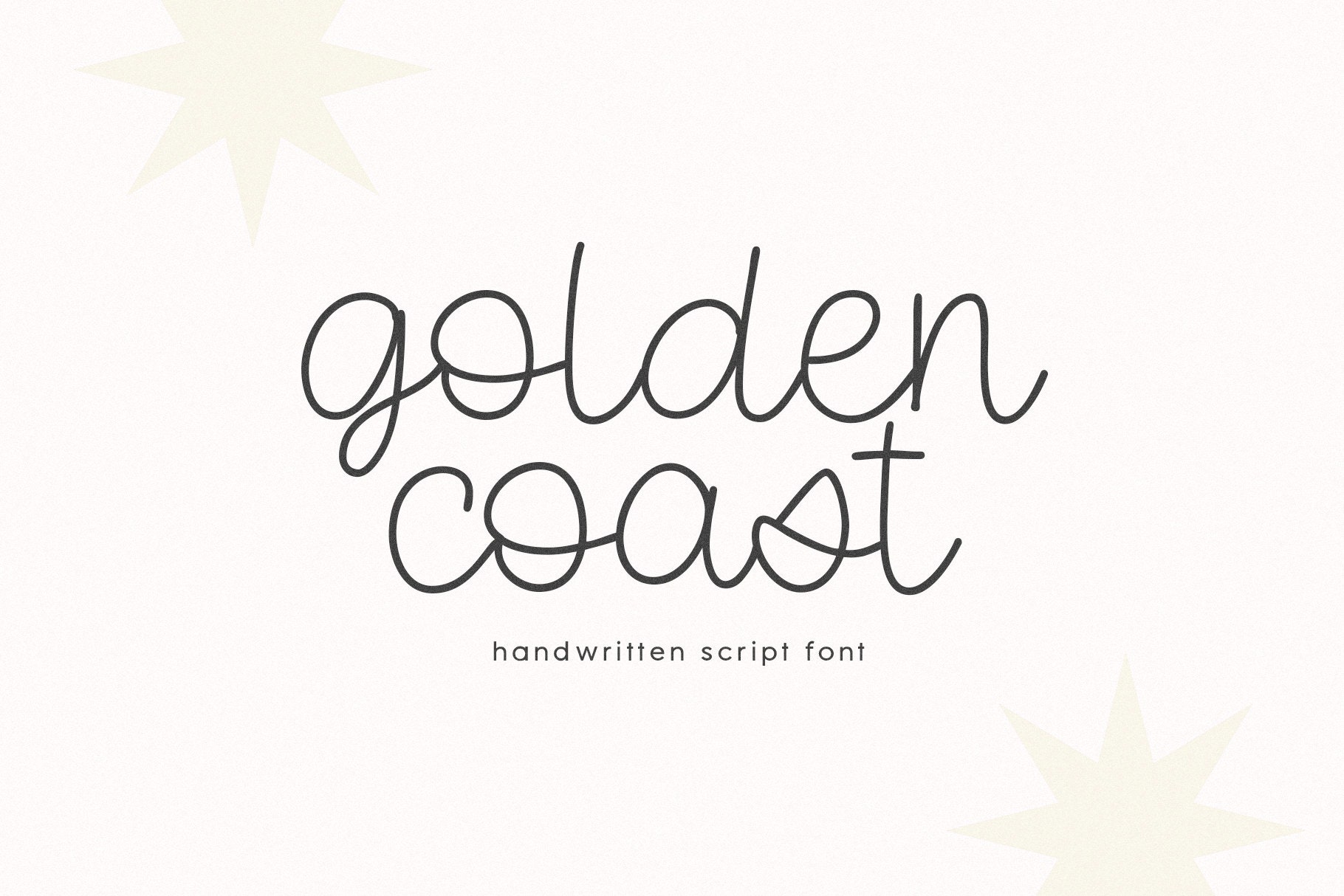 Golden Coast Font - Handwritten Script Font, Cricut Fonts, Cursive Font ...