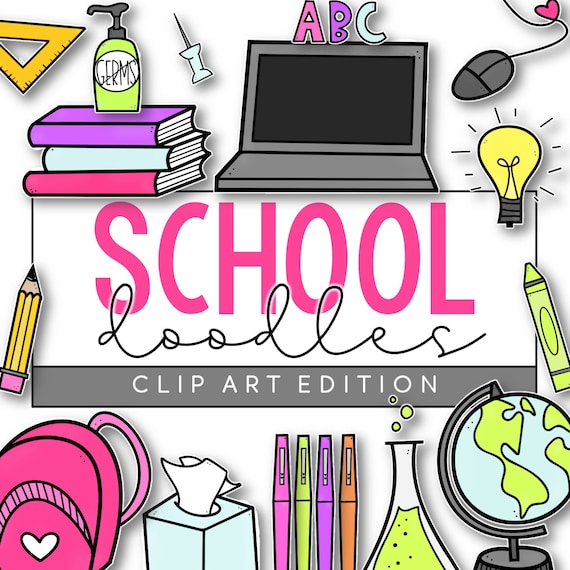 School Clip Art Teacher Clip Art Clip Art for Teachers - Etsy